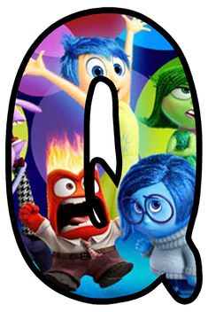 Abecedario de Del Revés. Inside Out Alphabet. - Oh my Alfabetos!