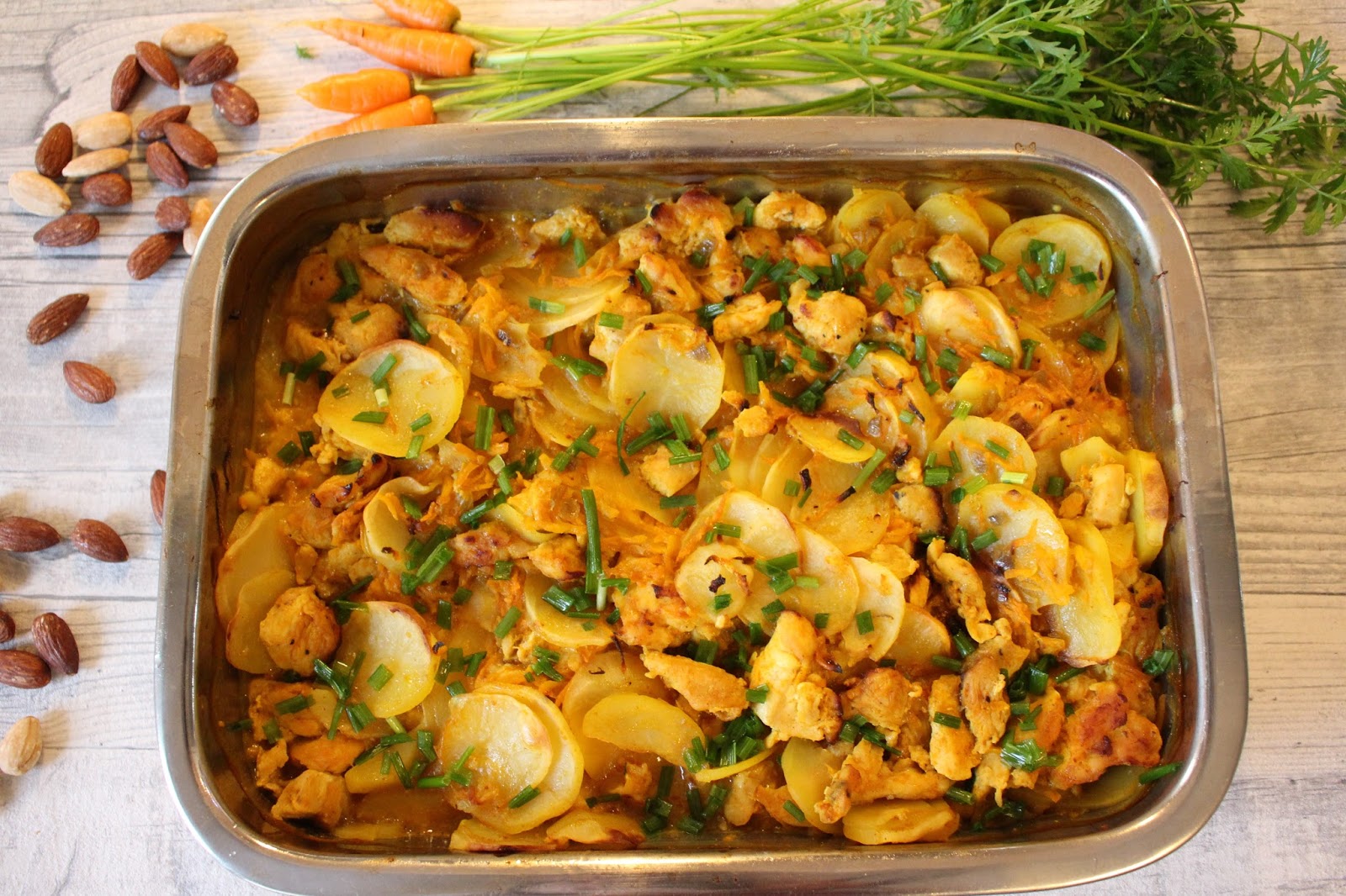 Ranteita myöjen taikinasa: Broileri-perunavuoka (myös gluteenittomana)