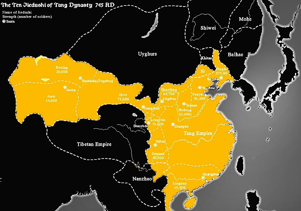 Tang Dynasty Map