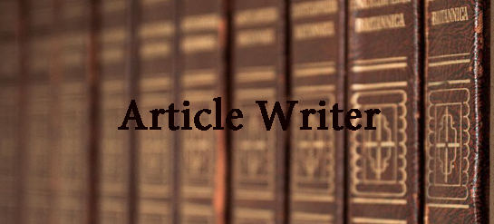 Article Writer, How to Write an Article? ~ How to Style