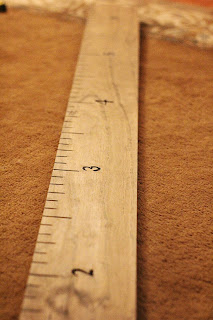 A Giant Measuring stick {DIY projects for kids}