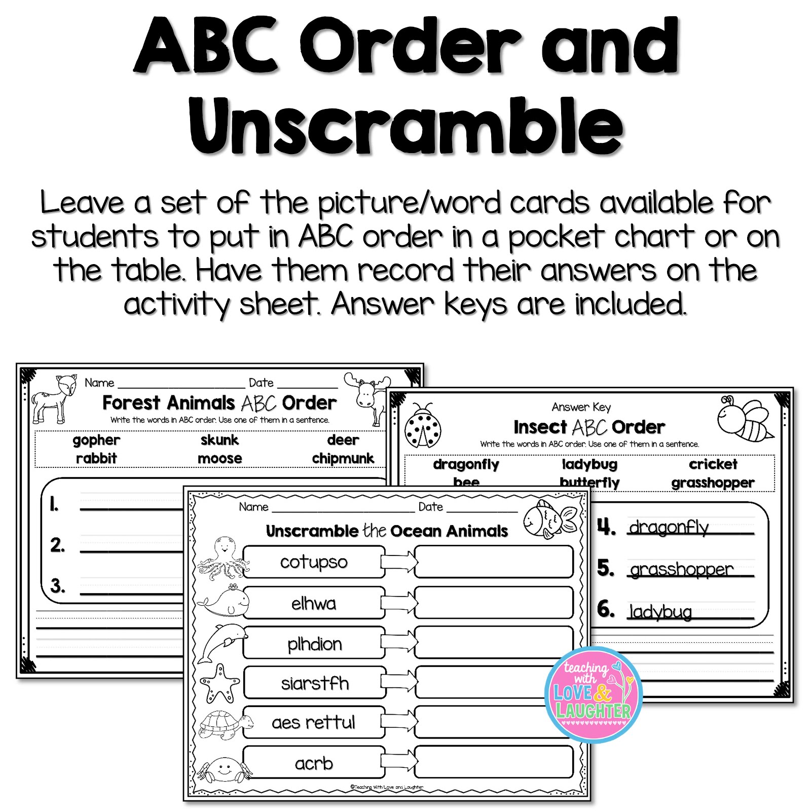 Teaching With Love and Laughter: Let's Label, Draw, and Write the Whole ...