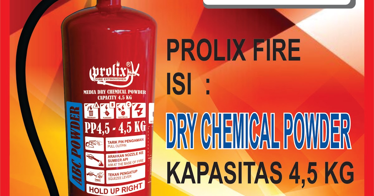 Alat Pemadam Api ABC Powder 4.5 Kg - Tabung Apar Dry Chemcial Powder ...