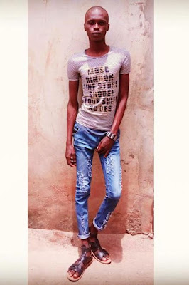 Uh-oh! LIB reader Onyx Godwin shaves his head (photos)