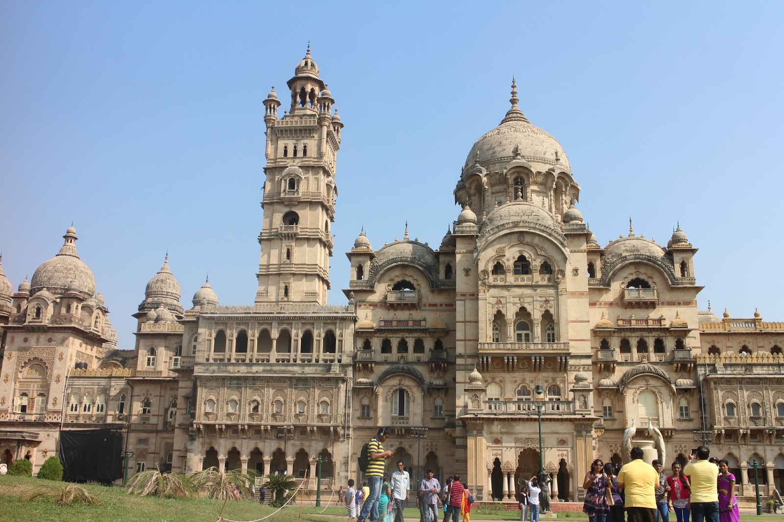 My World: Laxmi Vilas Palace, Vadodara - Signifying the Maratha rule in ...