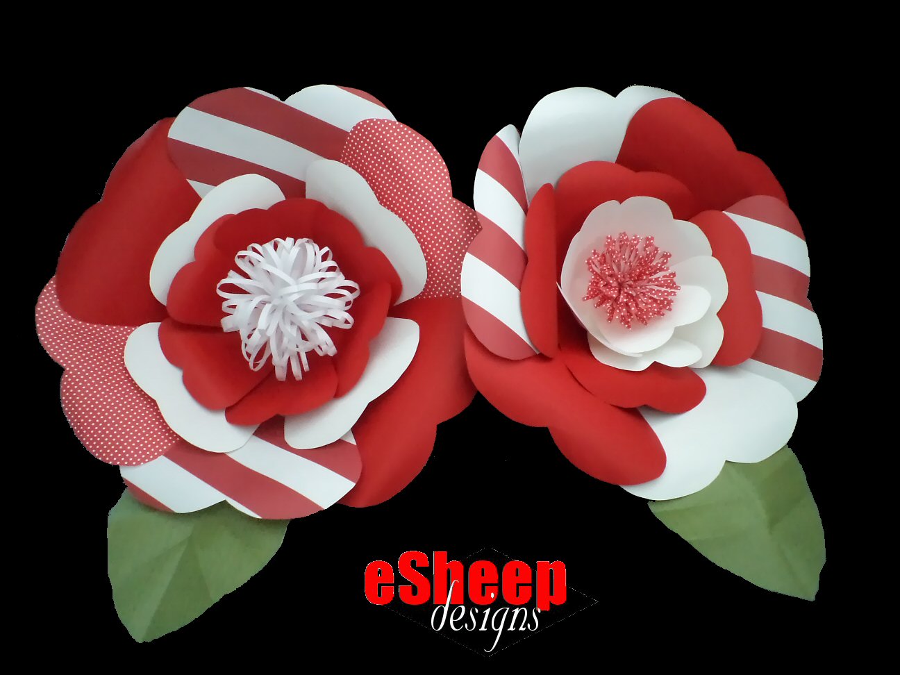 eSheep Designs: Free PDF Tutorial: Designer Paper Flowers