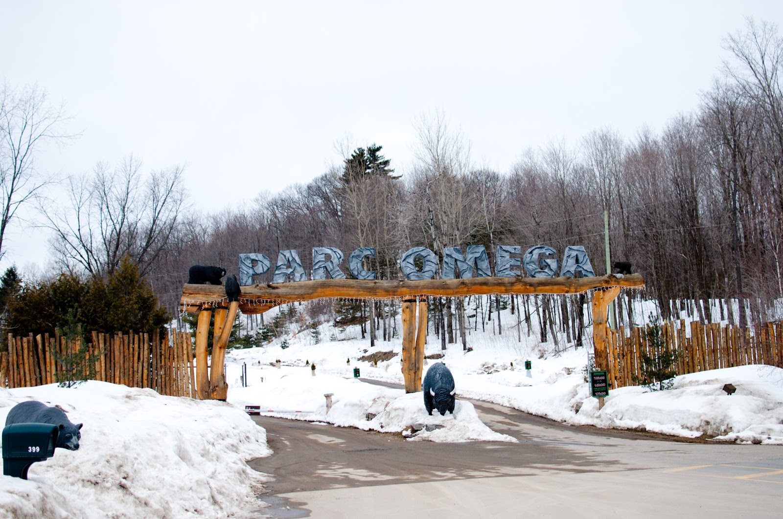 Une famille nantaise à Montréal...: Visite du parc Oméga