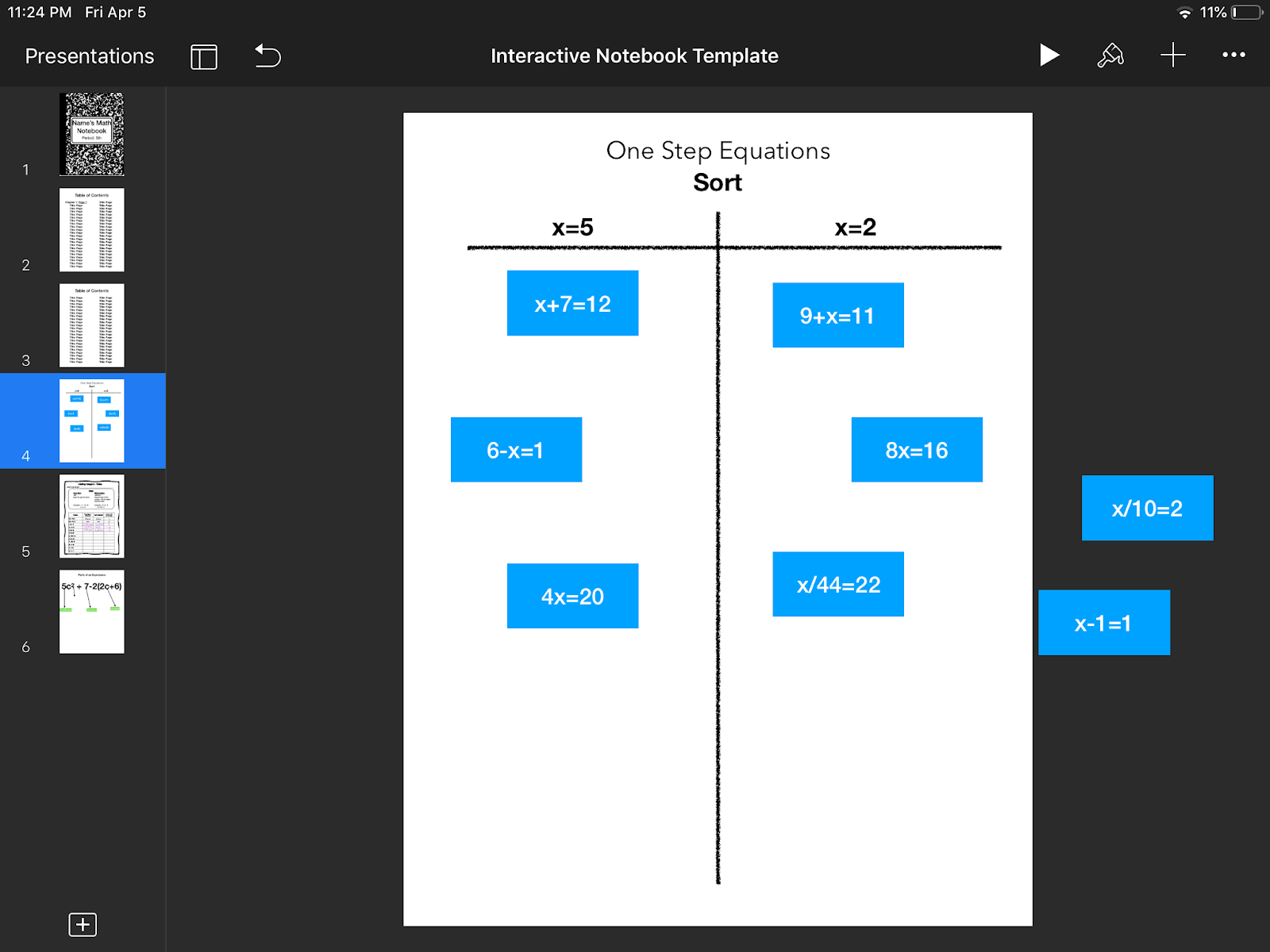 Mrs. Welch Knows: Digital Interactive Notebooks in Math
