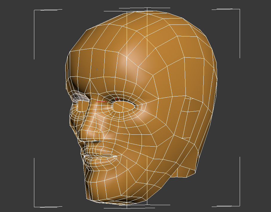 Joe-Grainger-DD1133: 3D Head Topology Using Edge Loops