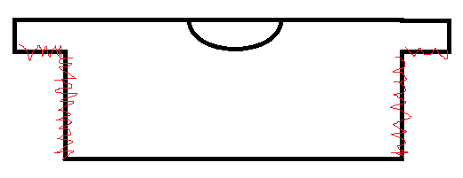 The Crafty Novice: DIY Sew: Rectangle Top