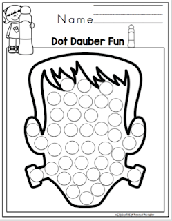 Halloween Dot Dauber Fun ~ Preschool Printables