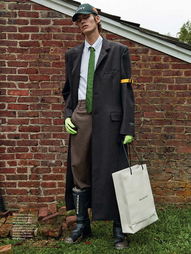 Elias de Poot Stars in Vogue Man Ukraine Fall Winter 2017 Cover Story ...