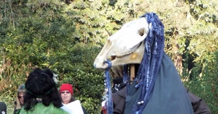 A bad witch's blog: Pagan Eye: Hobby Horse at a Pagan Wassail