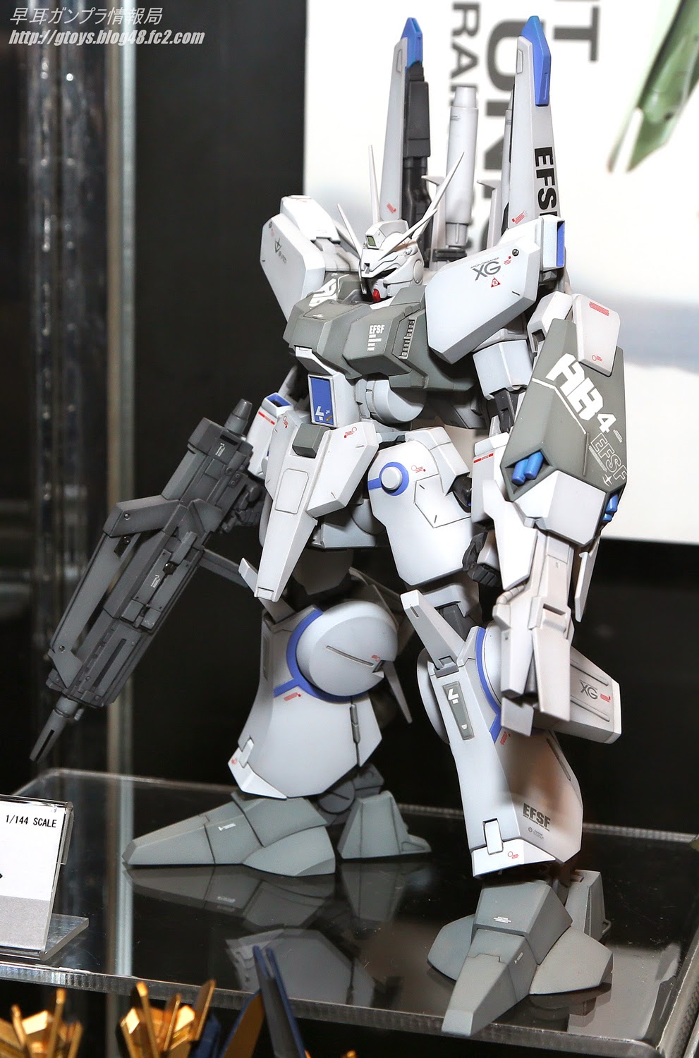 GUNDAM GUY: HGUC 1/144 Silver Bullet - Customized Build Displayed ...