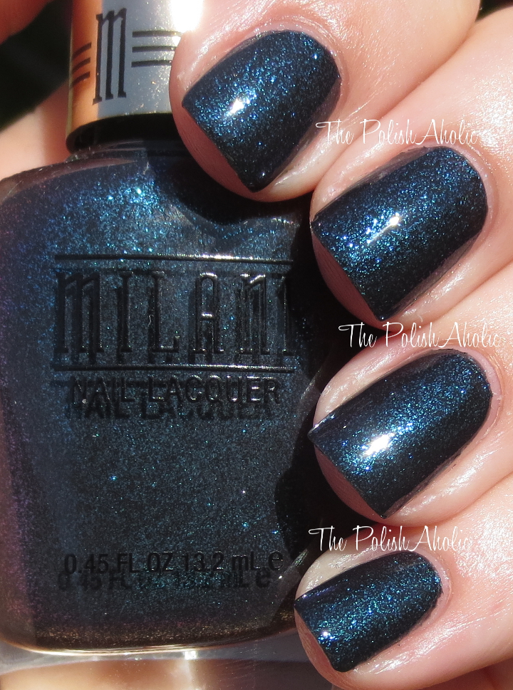 Milani Bella Blue Gold Label Nail Lacquer Swatch & Review | Everything ...