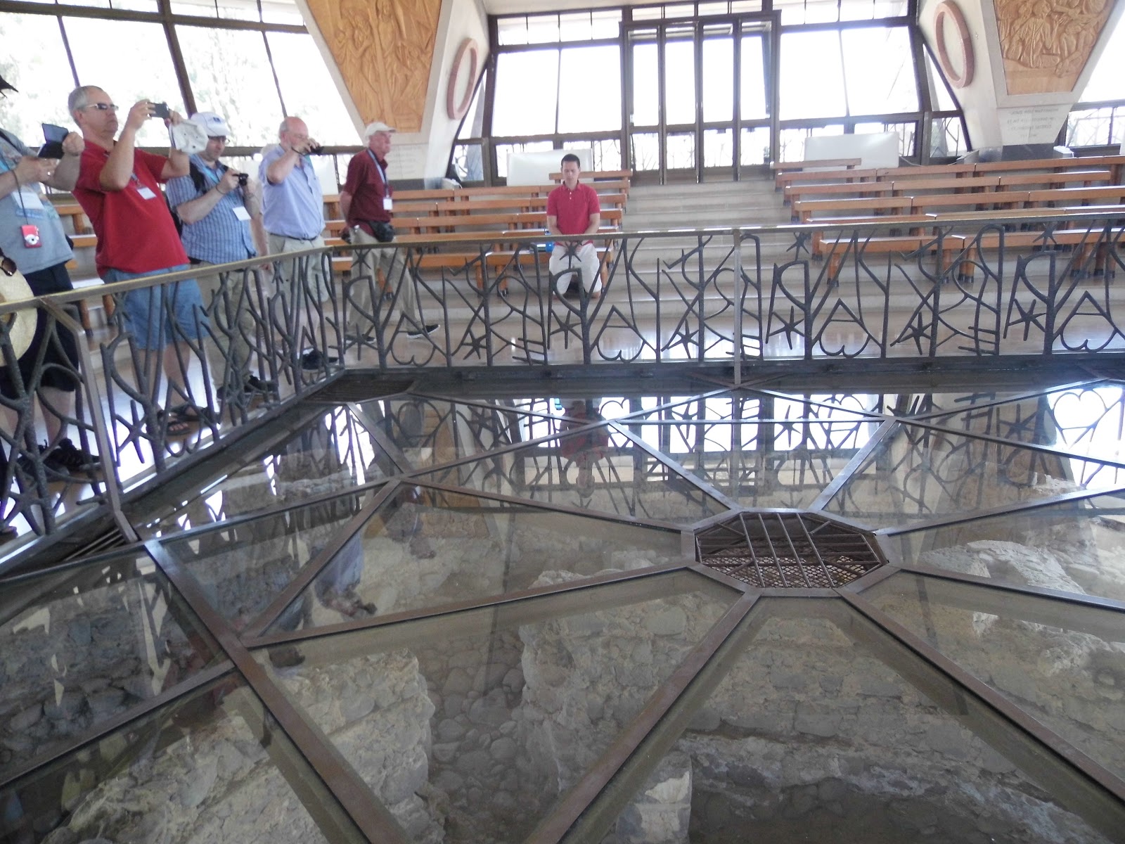 Standing where Jesus Stood