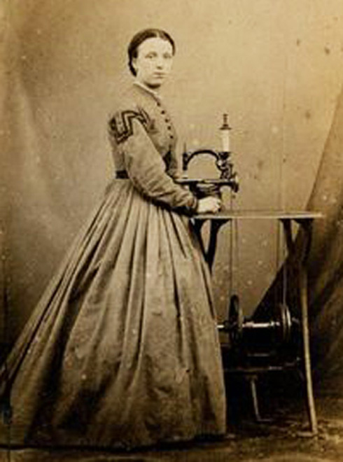 Civil War Quilts: Sewing Machines circa 1860