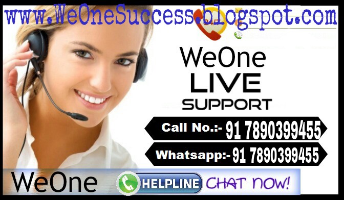 WeOne LIVE Supports and Helpline - WeOne Success | Earn, while watching ...