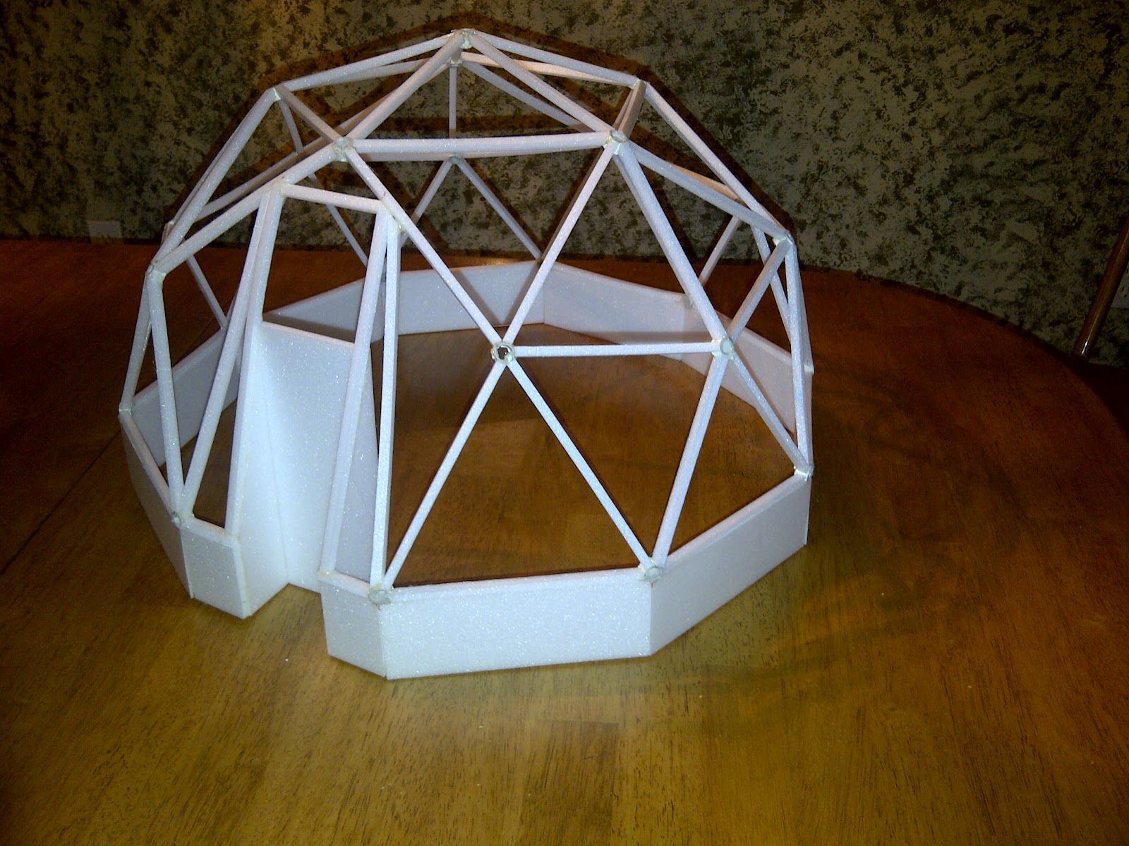 Alex's Geodesic Dome Greenhouse: Dome Design and Model