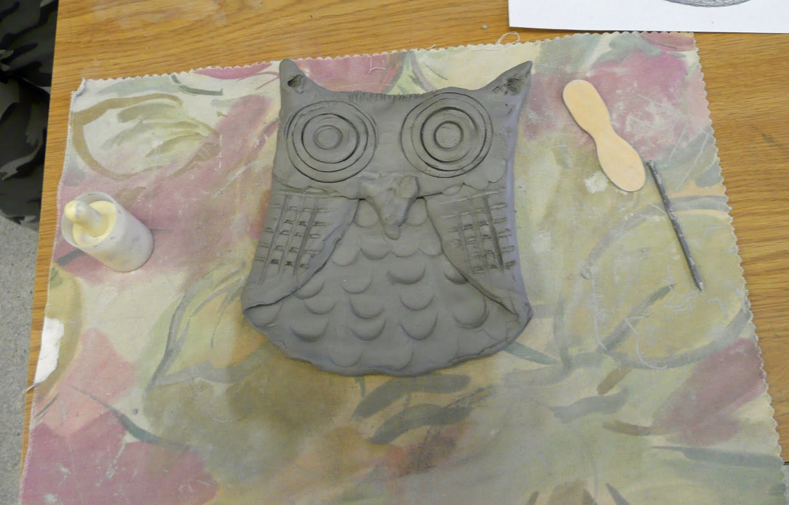 that artist woman: How to Make a Clay Owl