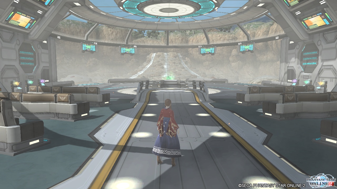 PSO2 ship探訪: 念願のチームルーム”温泉”