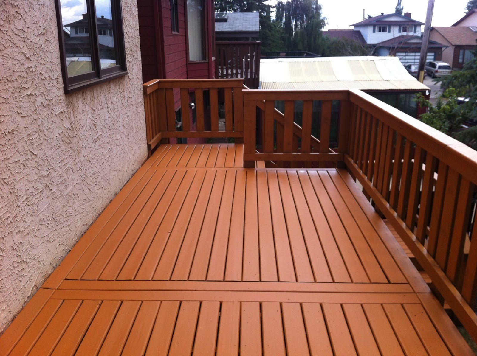 Illustrious Paint Works: Behr Natural Cedar Tone SemiSolid Deck