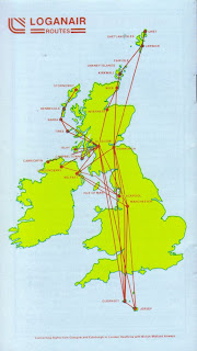 Airline memorabilia: Loganair (1988)