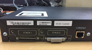My Network Lab: Stacking a Cisco 3750 Switch