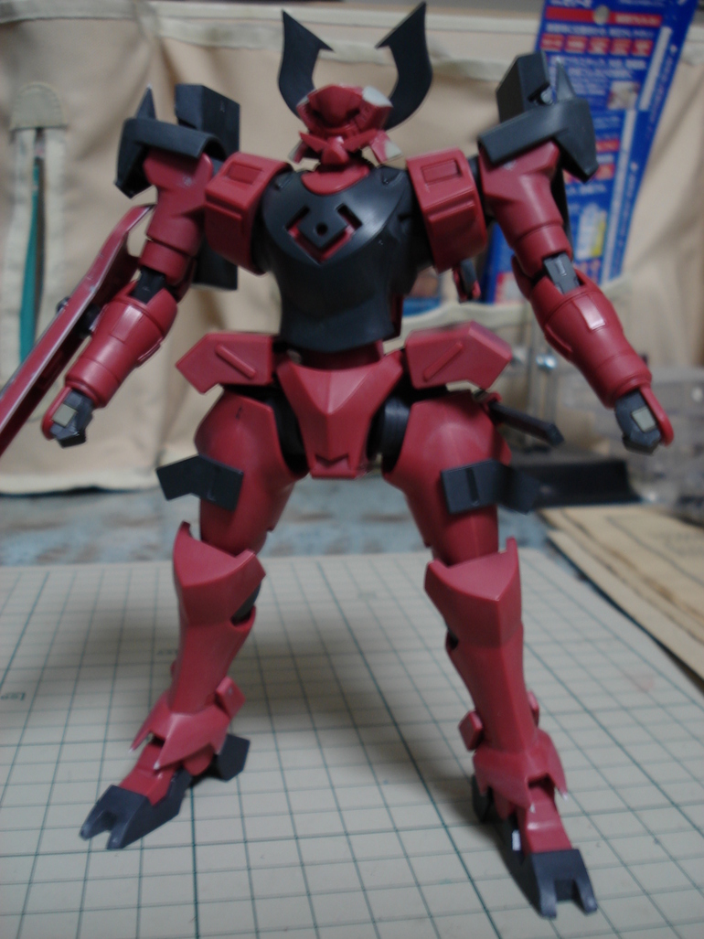 GUNDAM GUY: 1/144 HG Mr. BUSHIDO'S AHEAD - Custom Build