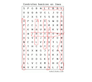 Desarrollo de software utilizando programacion orientada a objetos 3A-HJLG: Sopas de letras ...
