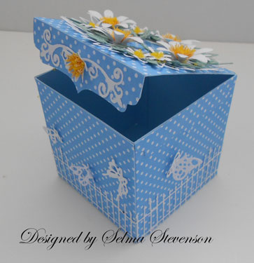 Selma's Stamping Corner and Floral Designs: Cute Box from a Die