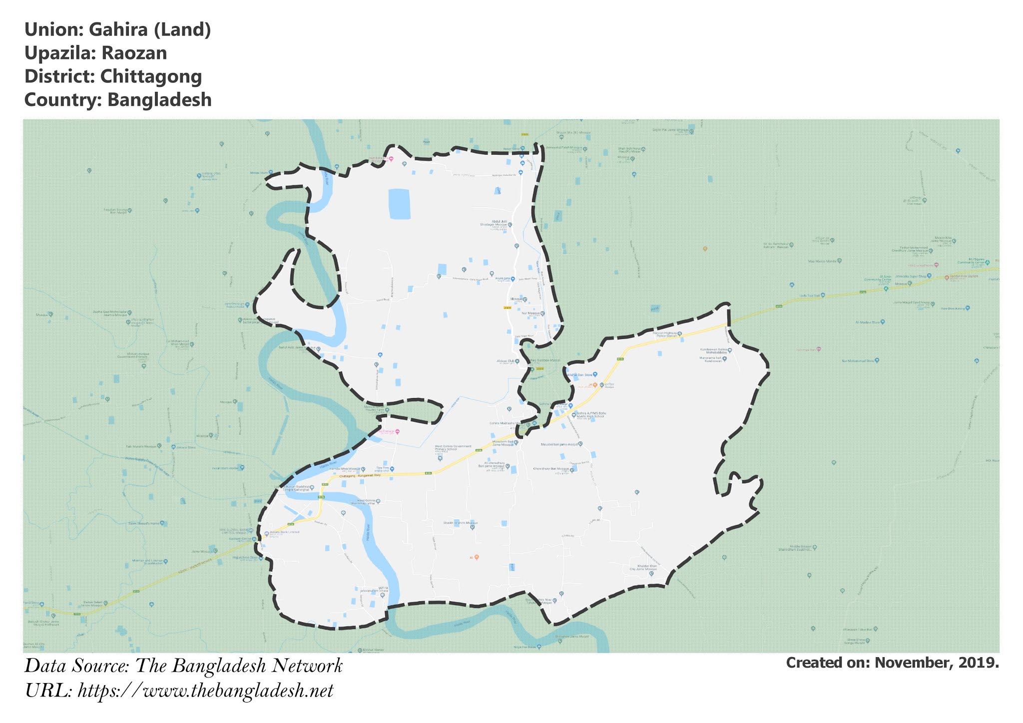 Gahira Union, Chittagong