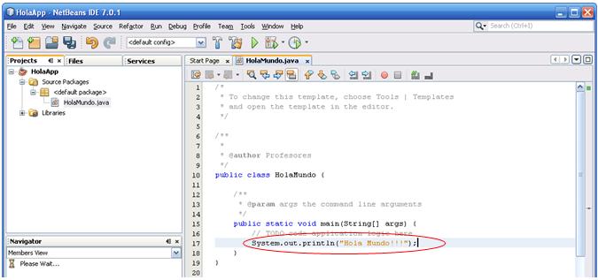 Programación Java: Mi primer programa Java