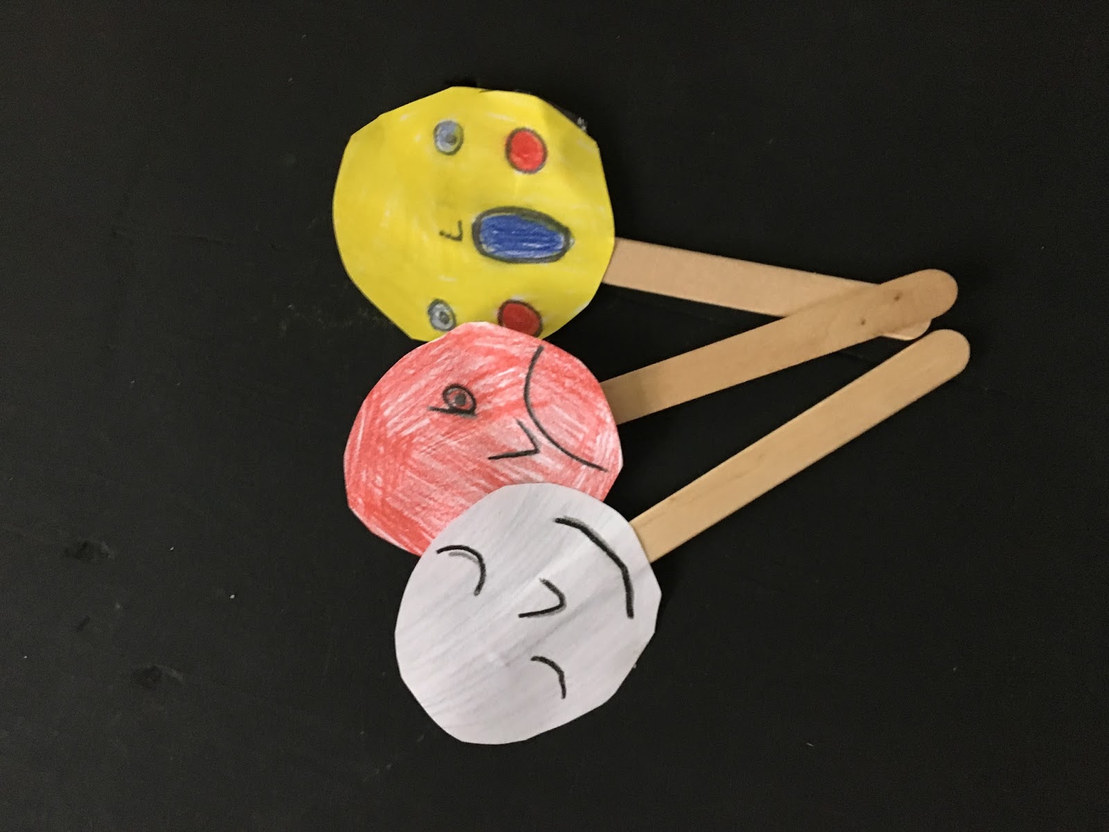 Swimming Through The Year With MissThresher: Emotion Pop Stick Puppets