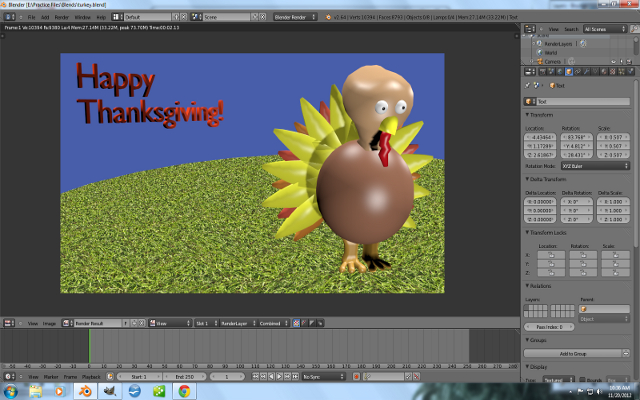 Eric's 3D Adventures: Turkey. Turkey? Turkey!