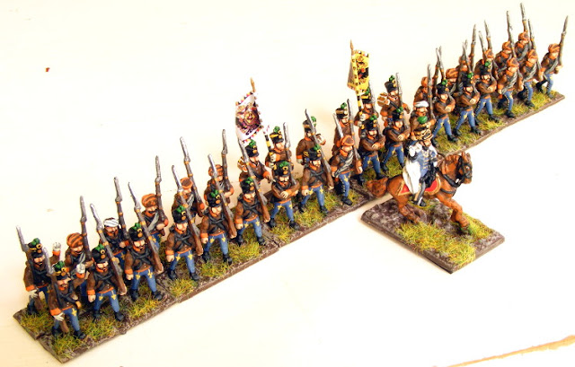 Miniature Soldiers: Austrian Grenzer Regiment Nr. 4th in 1848