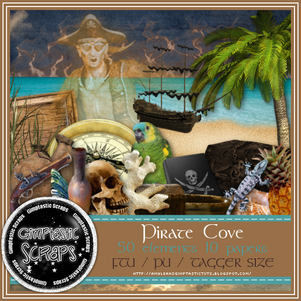 Amy & Leah's Gimptastic Tuts: New FTU kit - Pirate Cove