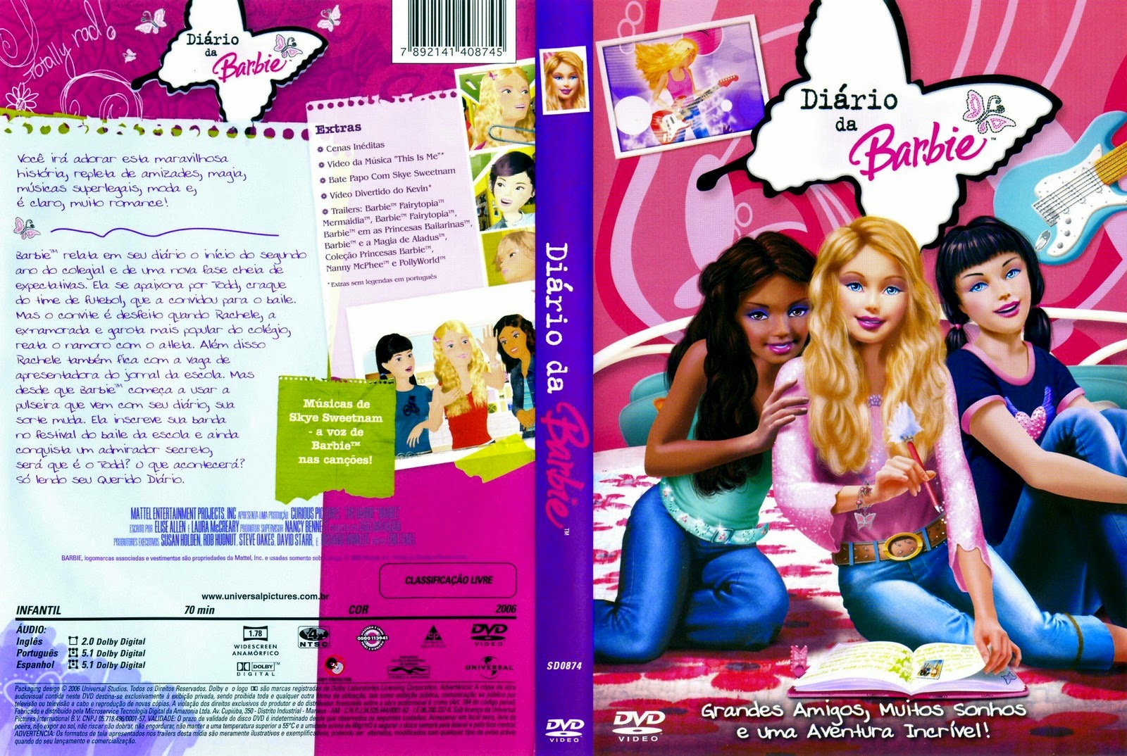 As capas do dvds dos Filmes da Barbie | Glamour Com Glitter