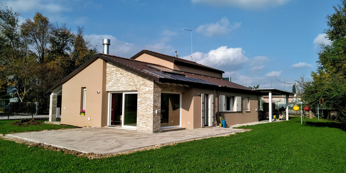 Case in acciaio e cemento: CASA SINGOLA IN ACCIAIO AD ARCADE (TV)