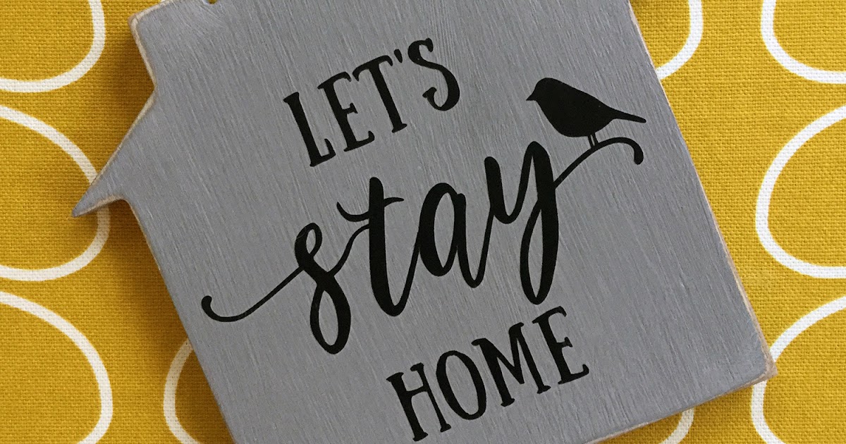 Crafting Quine: Design your own Vinyl Decal to make a Wooden House Sign