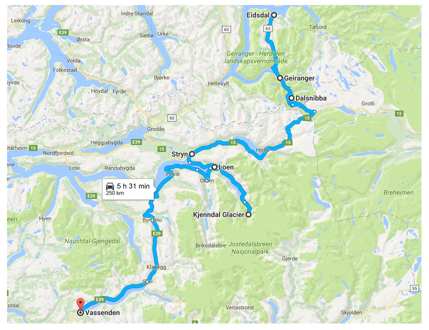 erikannareser.blogspot.com: Geiranger via Dalsnibba och Loenvattnet ...