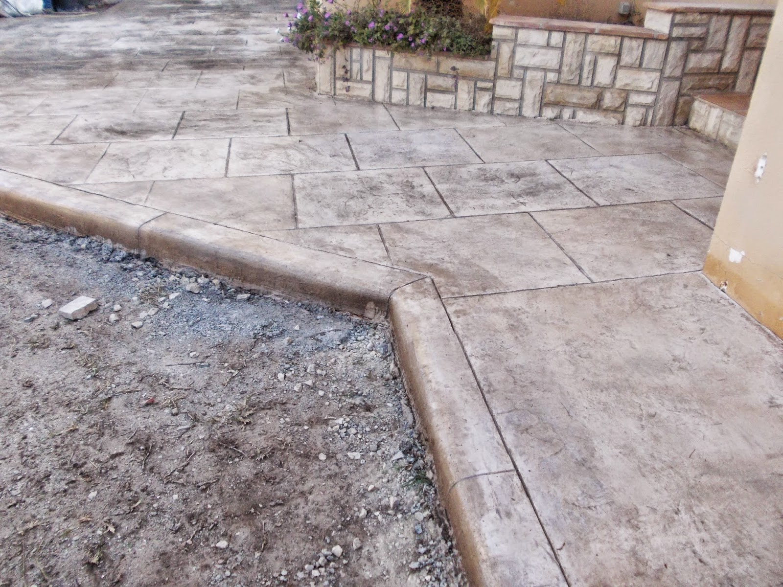 Pavimentos continuos de hormigón.Hormigón impreso: Pavimento continuo ...