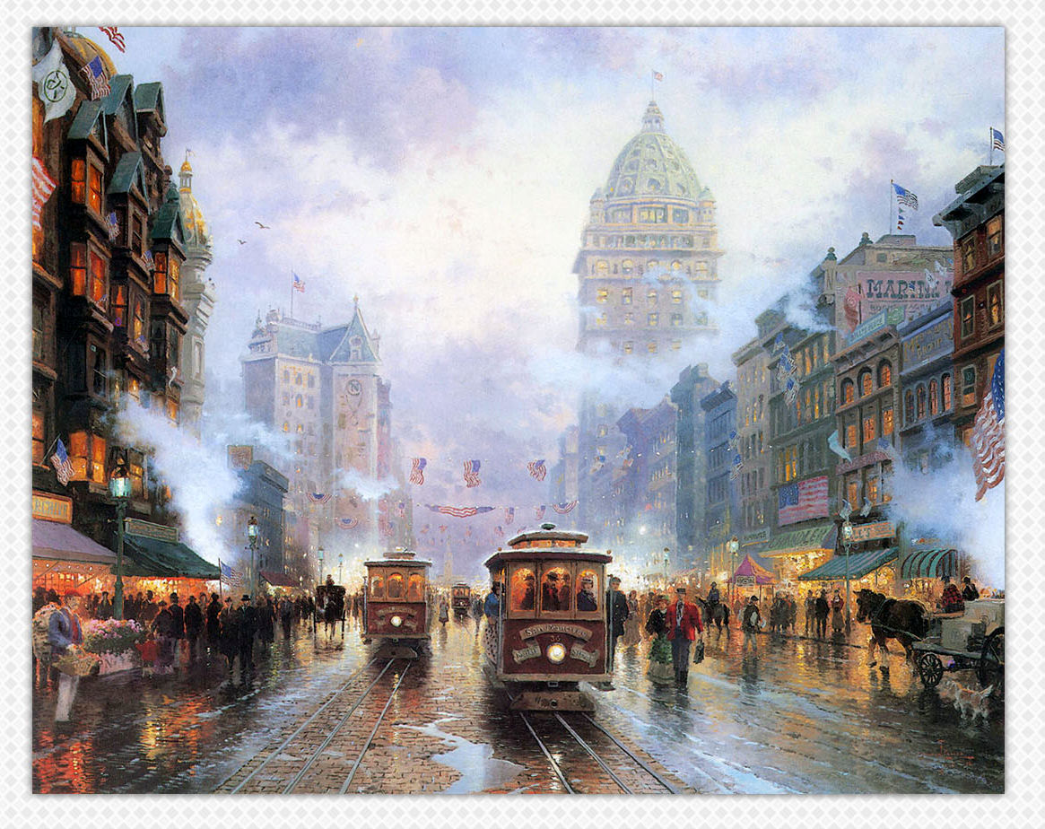 Selección de Paisajes variados de Thomas Kinkade