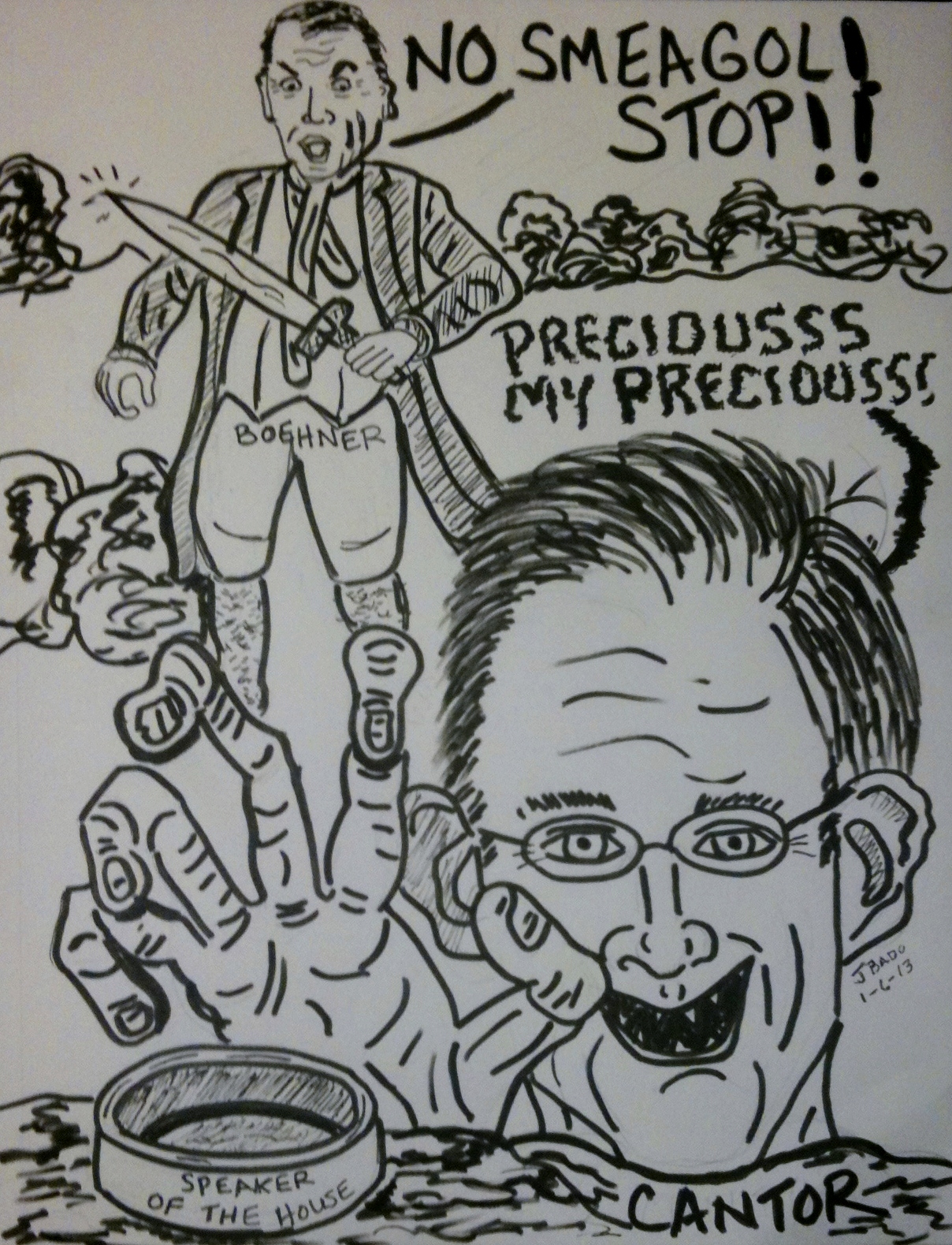 MMA Cartoon: Lord of the rings-Hobbit cartoon