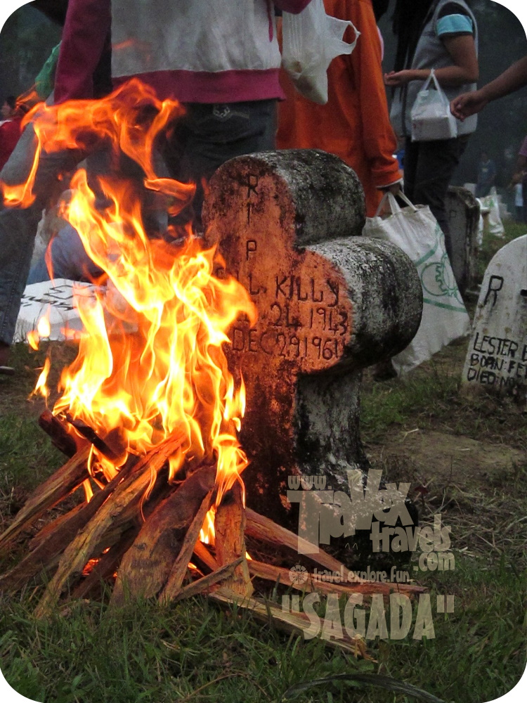 Sagada All Saints Day: Burnt Pine Woods and Thick Black Smoke - Travex ...