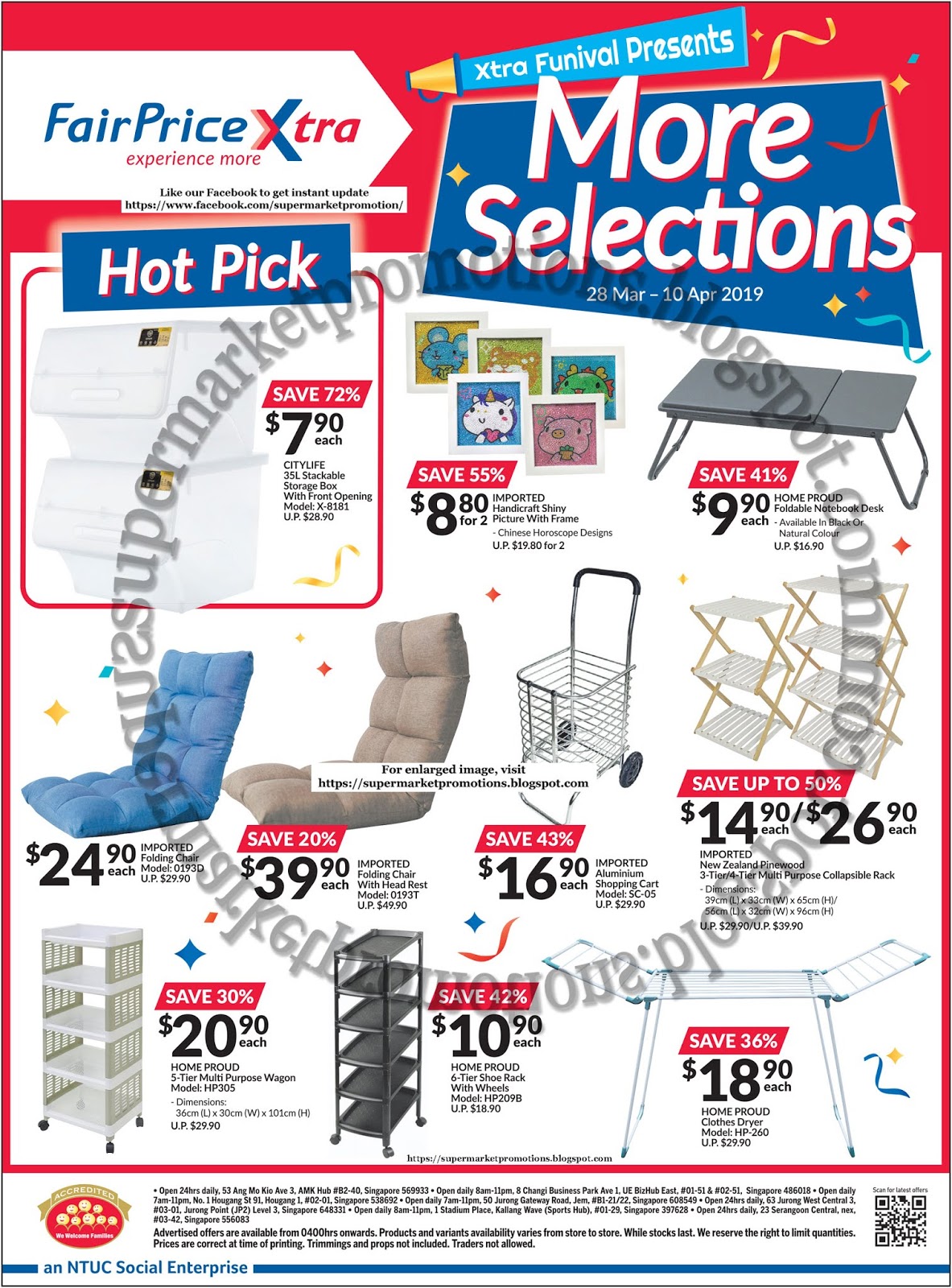 NTUC FairPrice Xtra Funival Promotion 28 March - 10 April 2019 ...