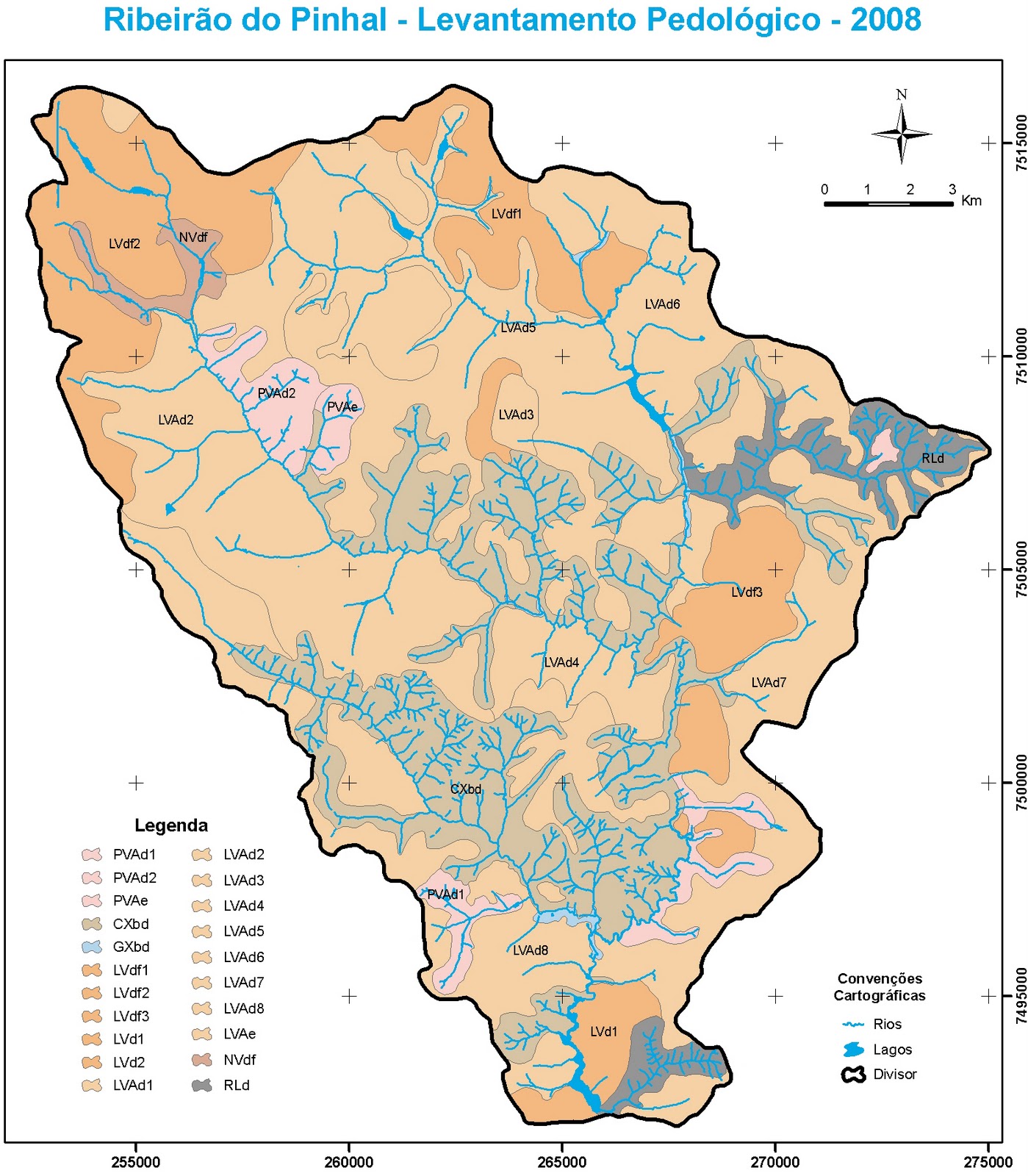 Rascunhos ou Mapas: Limeira/SP - Ribeirão do Pinhal - Solos