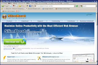 Puppy Linuxで遊ぶ！: SlimBoat Browser