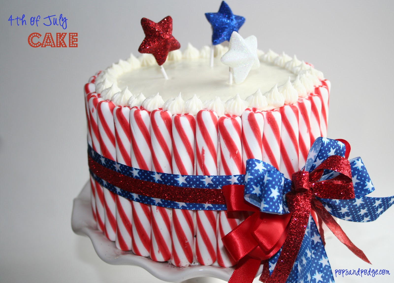 Pops And Podge 4th Of July Cake