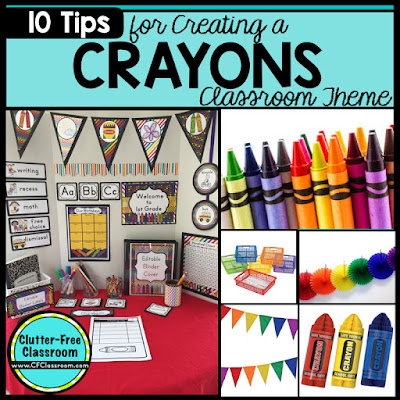 Crayons Themed Classroom - Ideas & Printable Classroom Decorations ...
